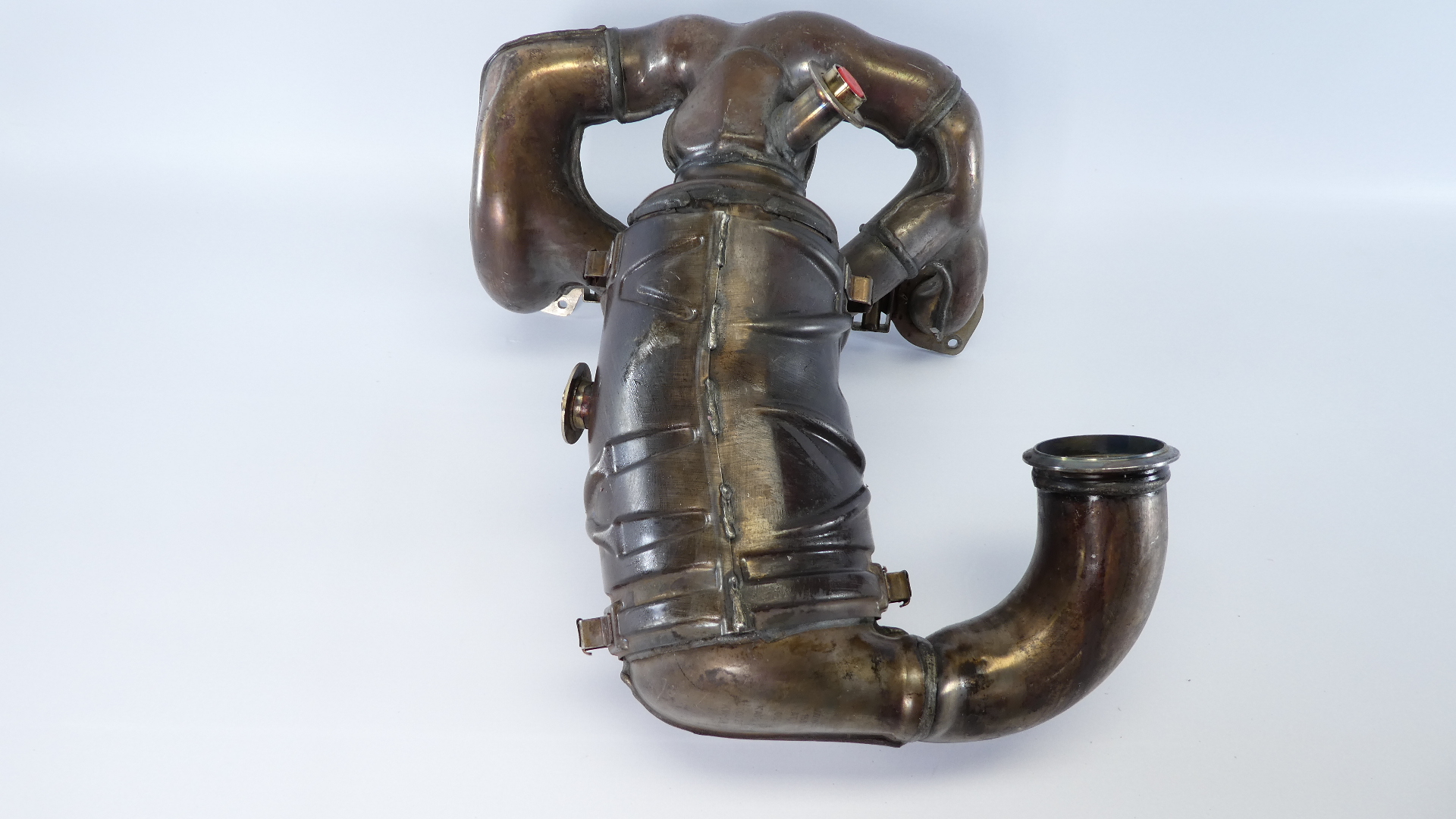 Mercedes Mclaren SLR Auspuffkrümmer Katalysator Exhaust Manifold ...
