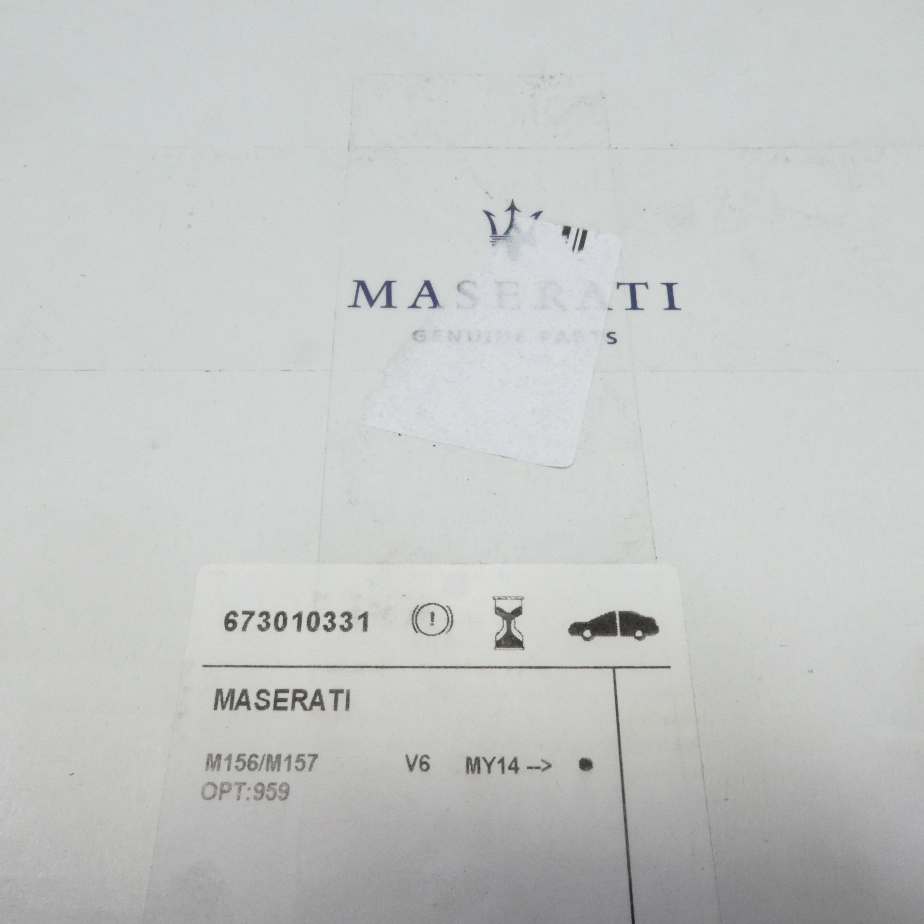Original Maserati Quattroporte Ghibli Bremsbeläge Bremsklötze FRONT ...